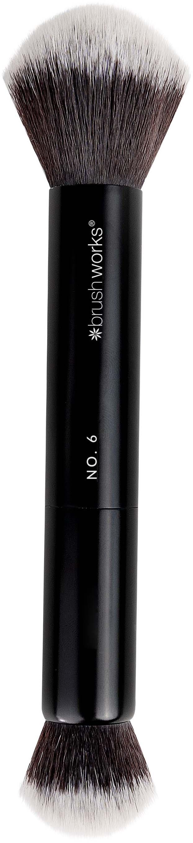 Brushworks No. 6 Double Ended Powder and Buff Brush | lyko.com