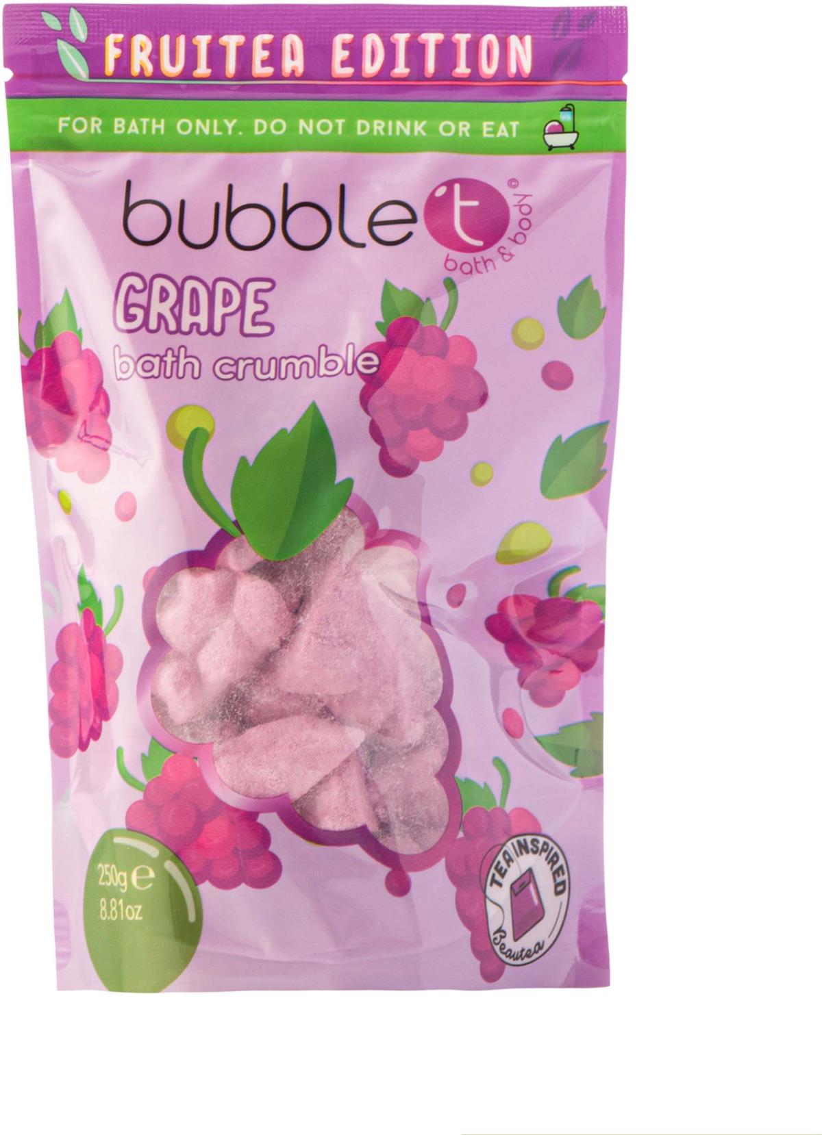 BubbleT Fruitea Grape Bath Crumble 250 ml | lyko.com