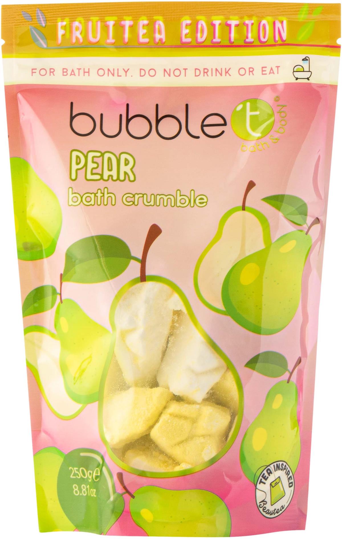BubbleT Fruitea Pear Bath Crumble 250 ml | lyko.com