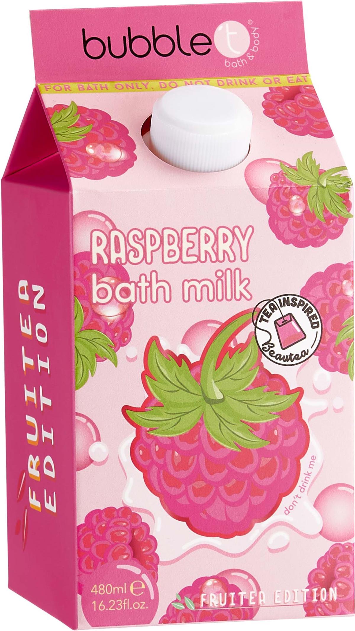 BubbleT Fruitea Raspberry Bath Milk 480 ml | lyko.com