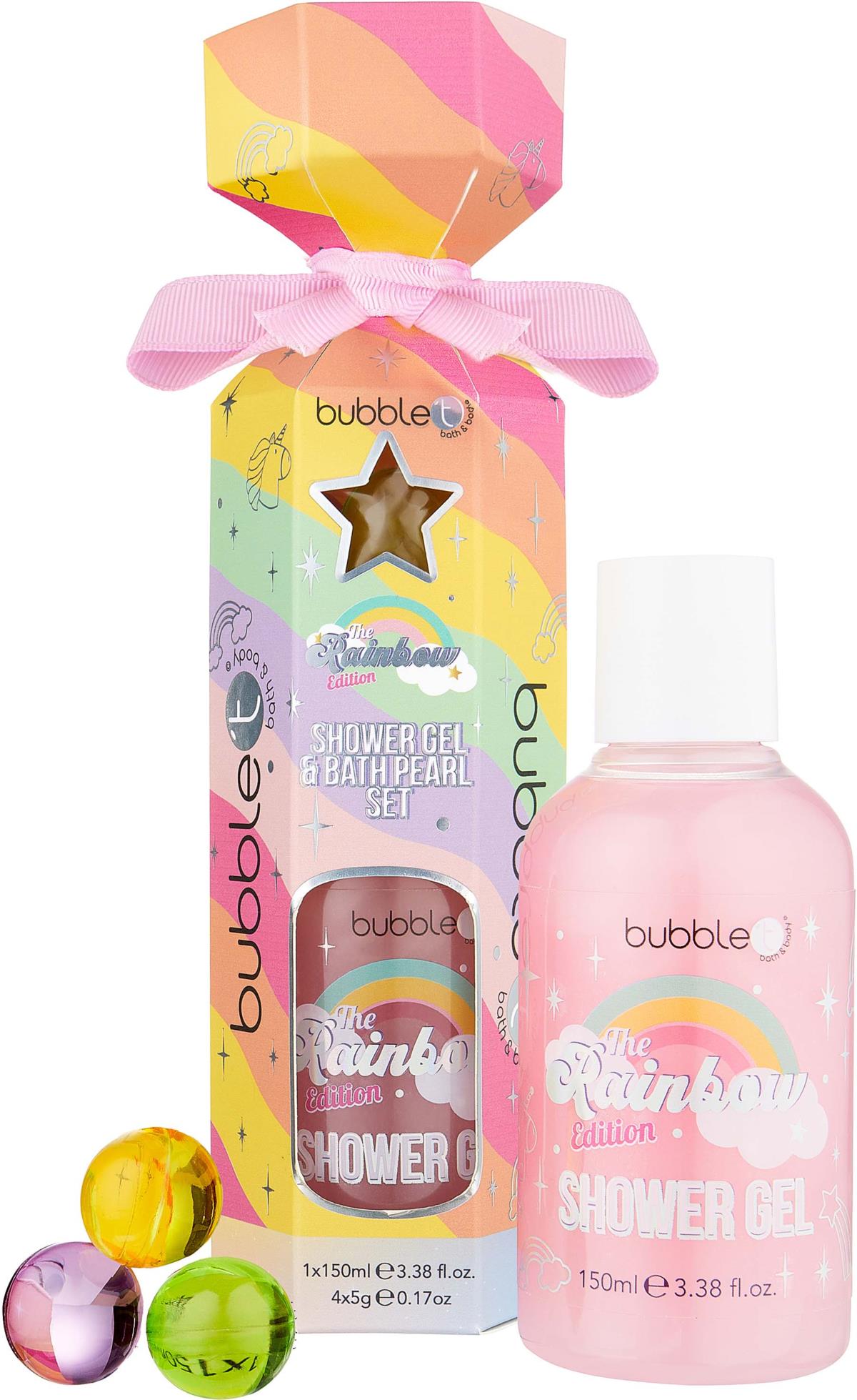 BubbleT Rainbow Body Wash & Bath Pearls Set | lyko.com
