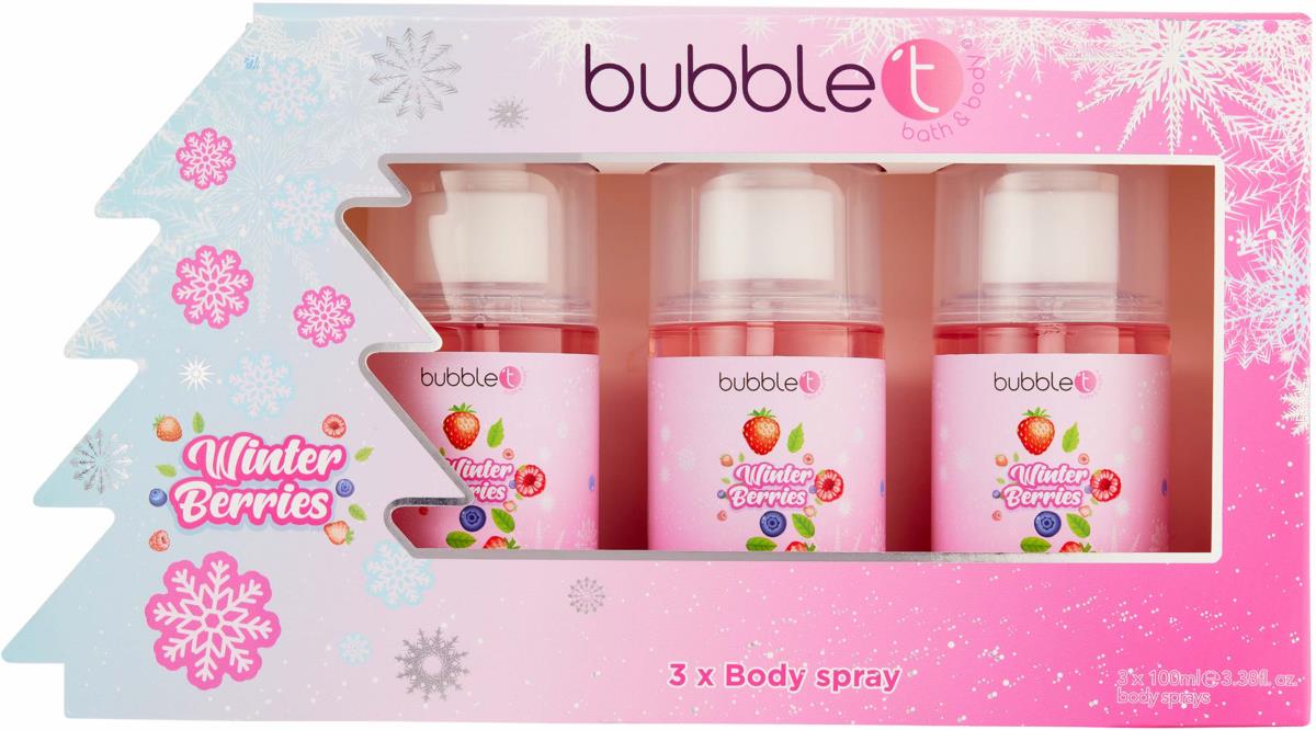 BubbleT Winter Berries Body Spray Set | lyko.com