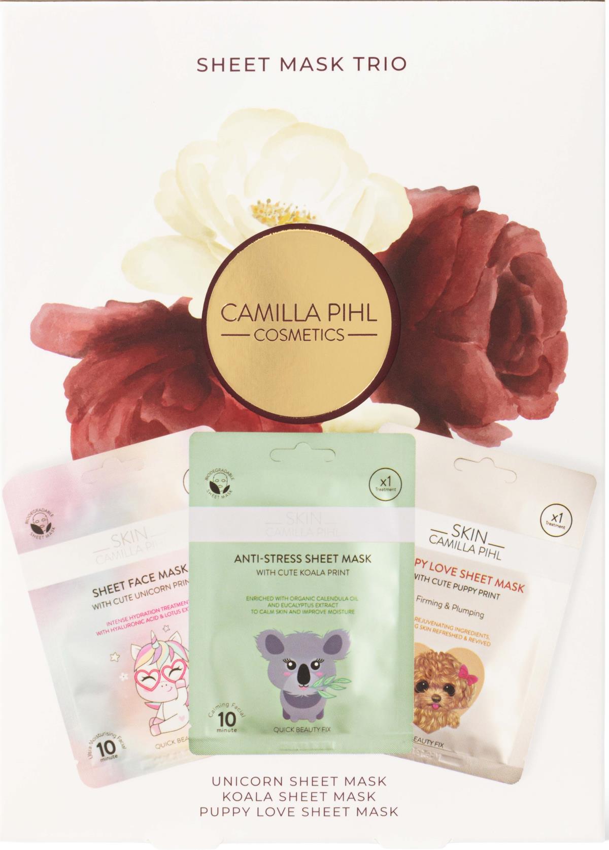 Camilla Pihl Cosmetics Sheet Mask Trio | lyko.com