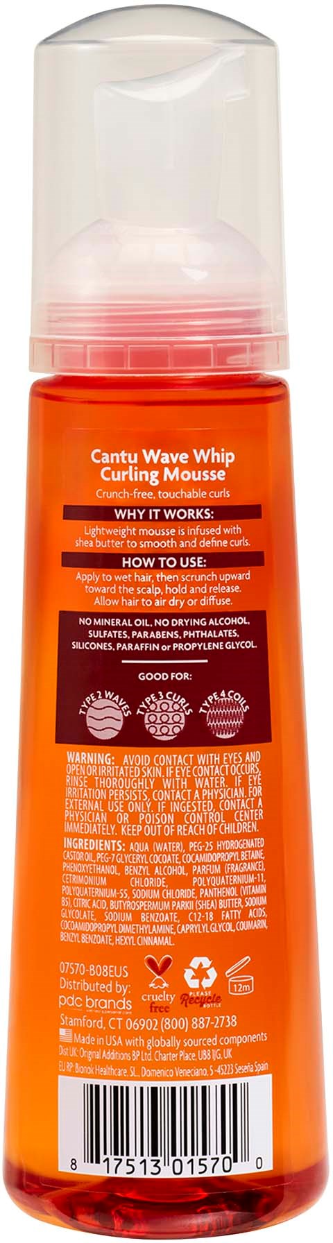 Cantu Shea Butter Natural Hair Wave Whip Curling Mousse 248 ml | lyko.com