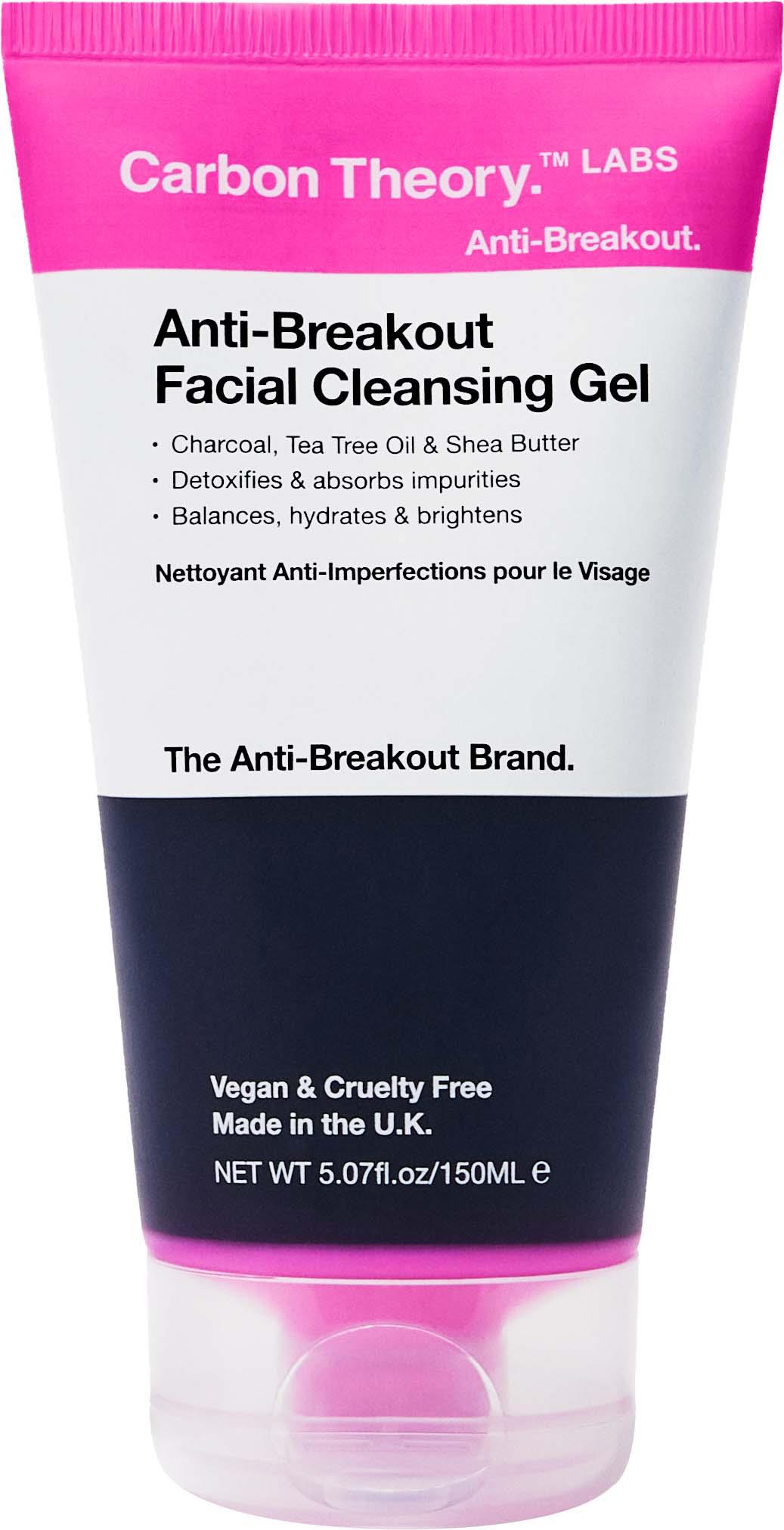 Carbon Theory Anti Breakout Facial Cleansing Gel 150 ml | lyko.com