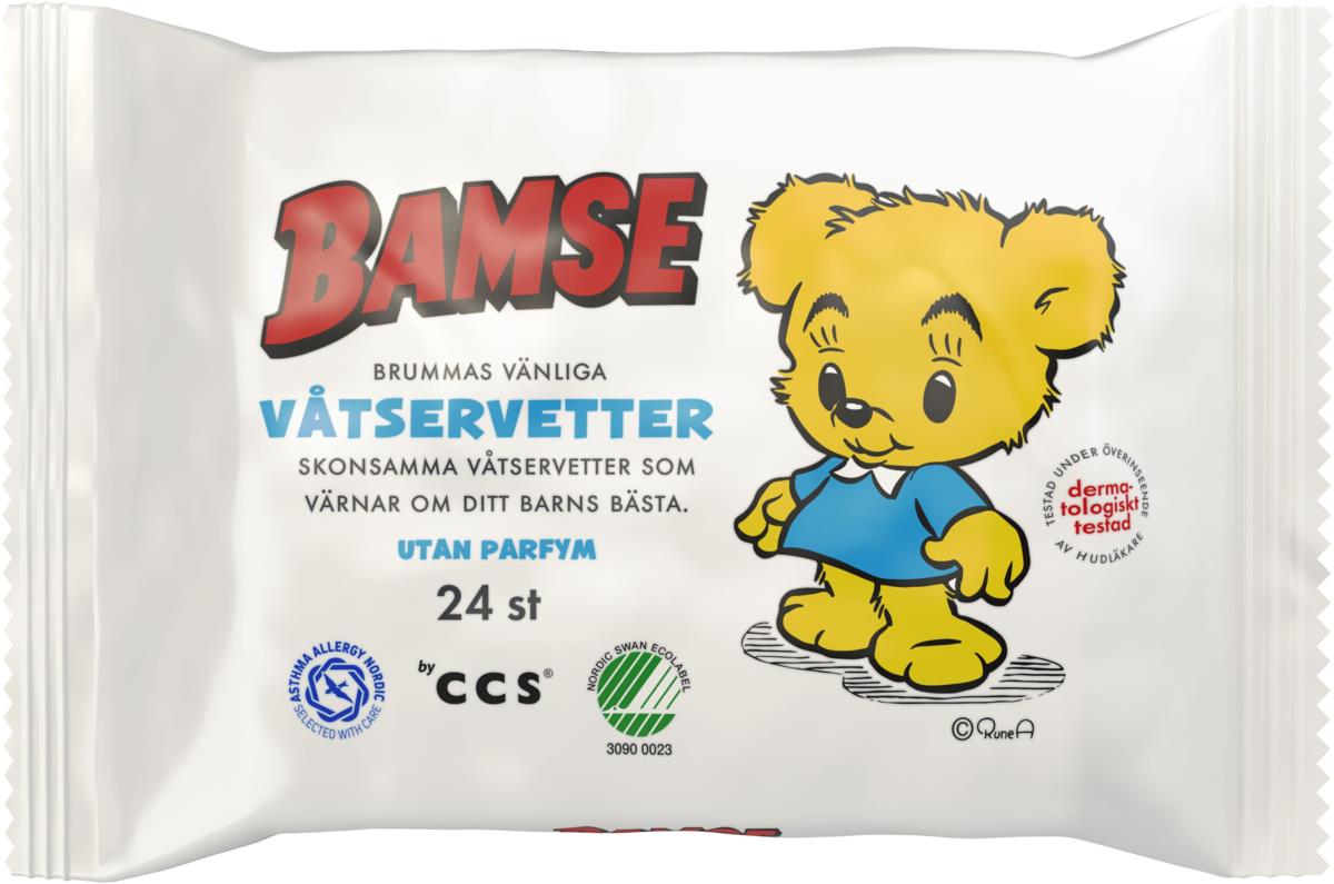 Bamse Brummas Vänliga Våtservetter | lyko.com
