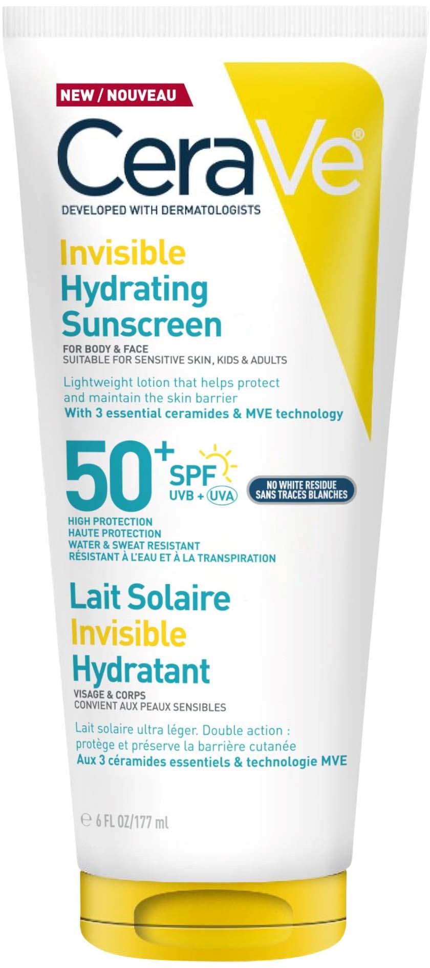 CeraVe Invisible Hydrating Sunscreen SPF50+ 177 ml | lyko.com