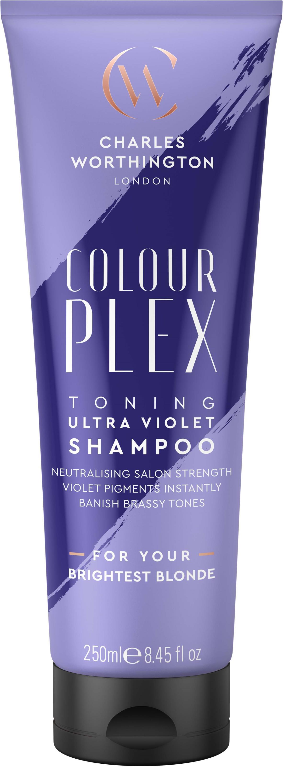 Charles Worthington Colourplex Toning Ultra Violet Shampoo 250 ml ...