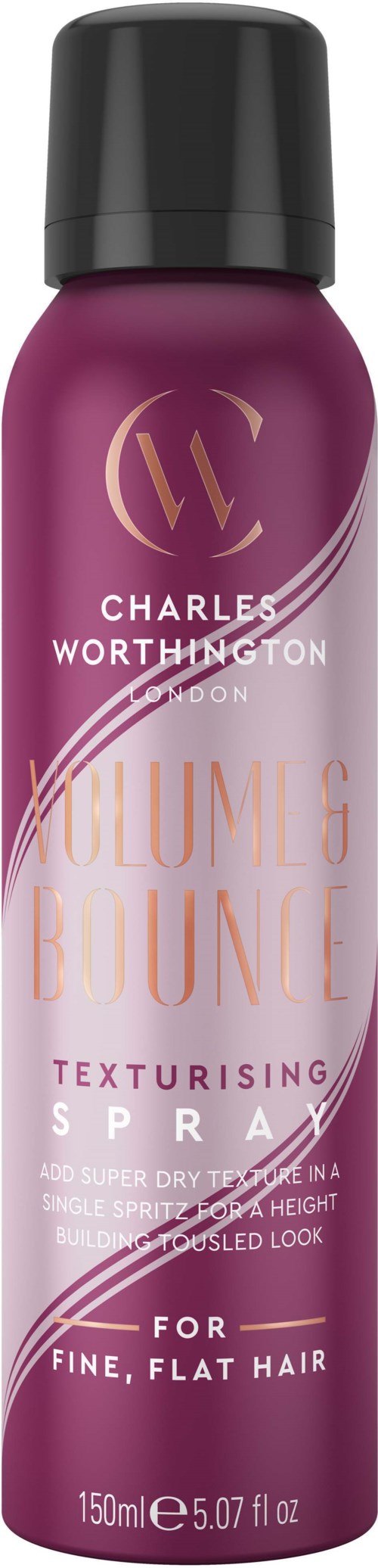 Charles Worthington Volume & Bounce Texturising Spray 150 ml | lyko.com