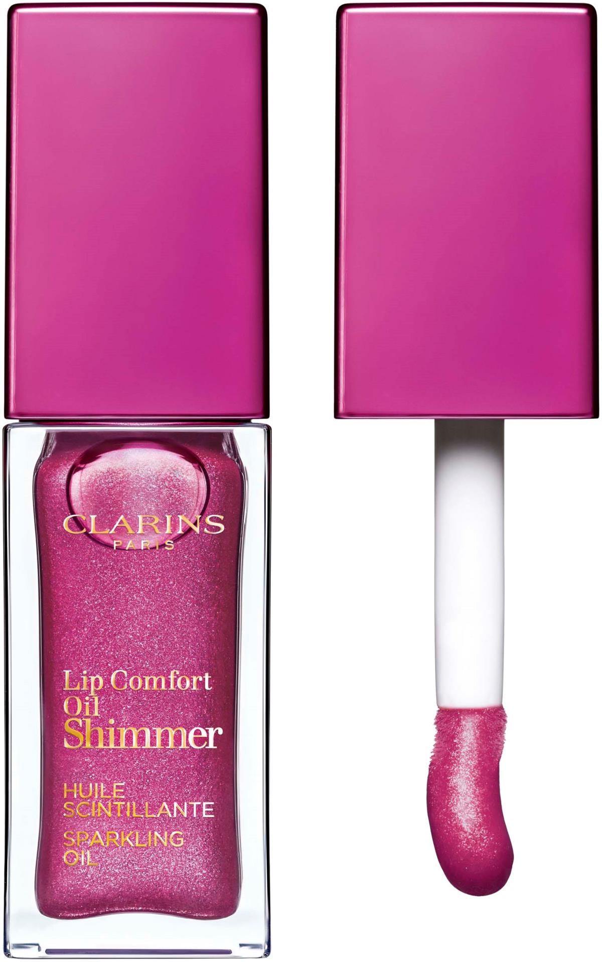 Clarins Lip Comfort Oil Shimmer 03 Funky Raspberry | lyko.com