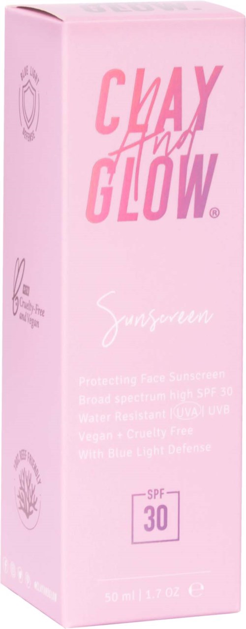 Clay And Glow Protecting Face Sunscreen Spf30 50 ml | lyko.com