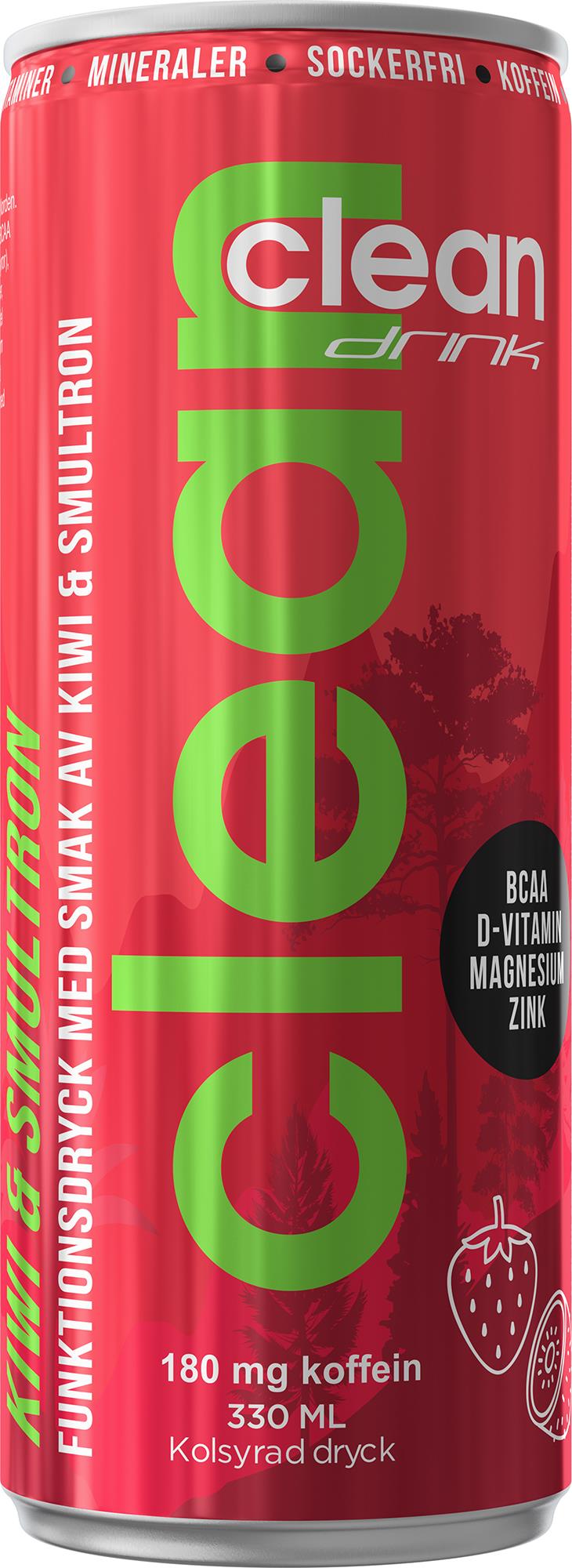 Clean Drink BCAA Kiwi/Wild Strawberry 330 ml | lyko.com