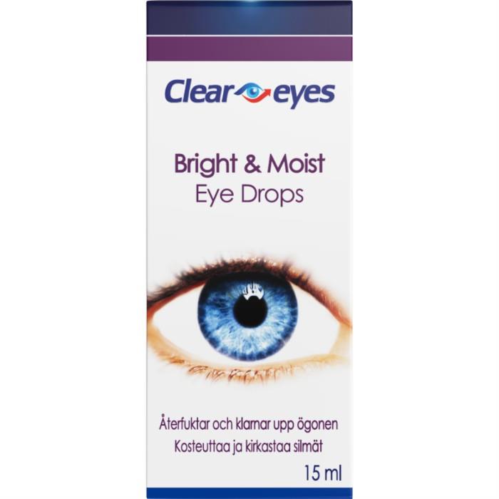 Clear Eyes Bright&Moist Eye Drops | lyko.com