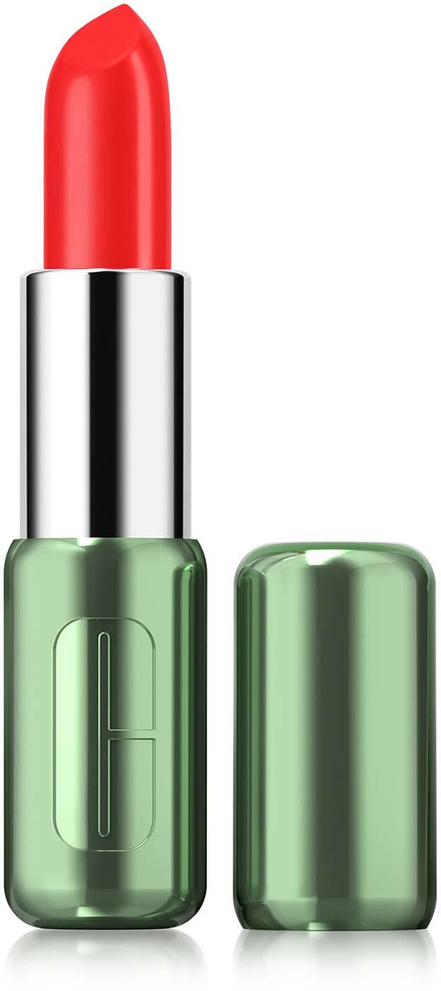 Clinique Pop Longwear Lipstick Satin Poppy Pop | lyko.com