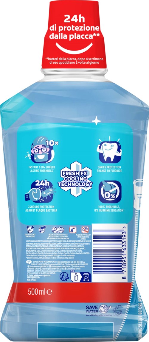 Colgate Mouthwash Breathtaking Fresh Breath 500 ml | lyko.com