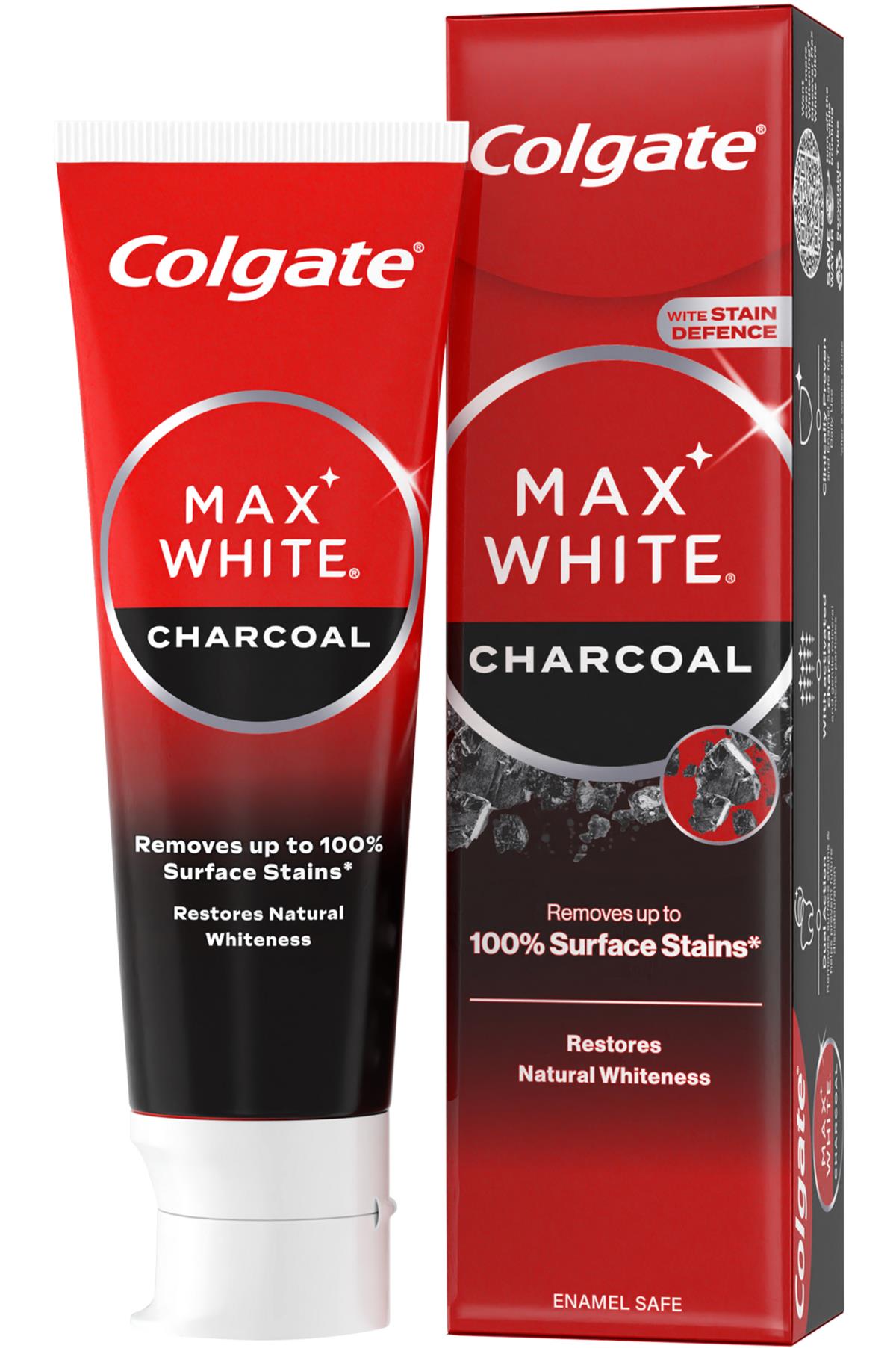 Colgate Toothpaste Max White Charcoal 75 ml | lyko.com