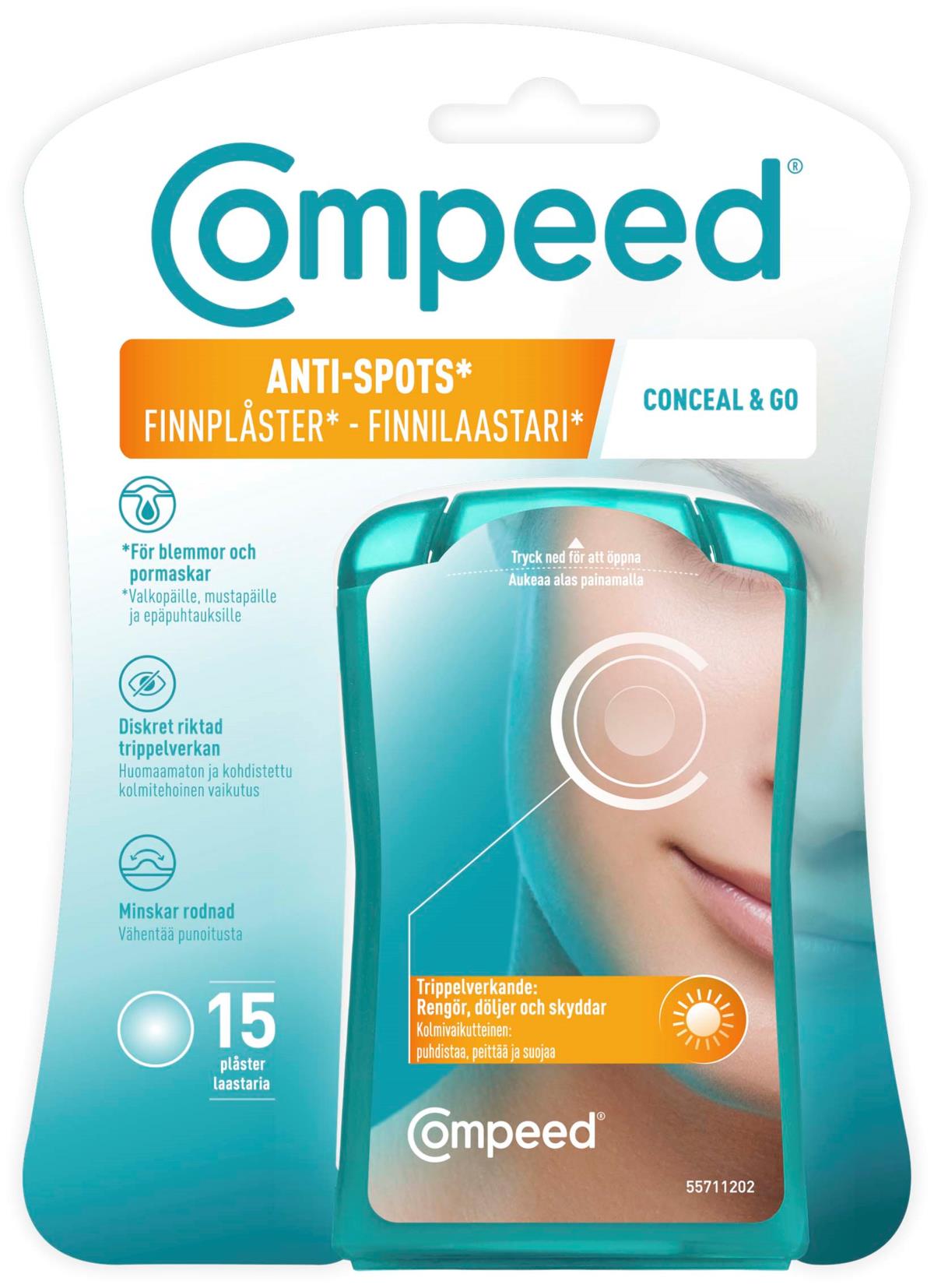 Compeed Finnplåster Conceal & Go 15 pcs | lyko.com