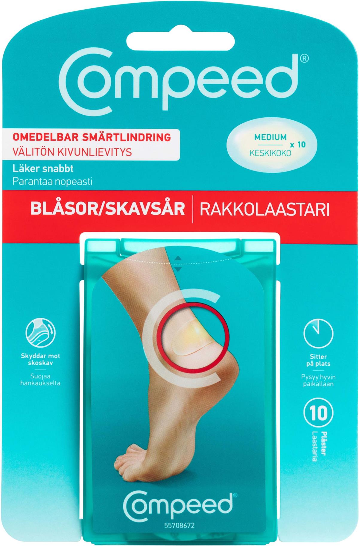 Compeed Blasenpflaster Medium – das Pflaster für Blasen Value Pack ...