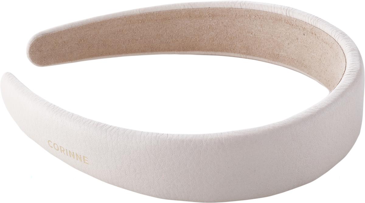 Corinne Leather Diadem Narrow Wide Plain | lyko.com