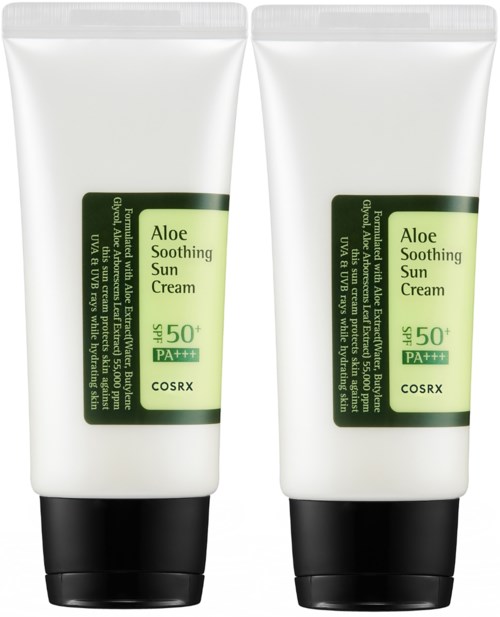 Cosrx Aloe Soothing Sun Cream SPF 50 PA +++ Duo 2x50ml | lyko.com