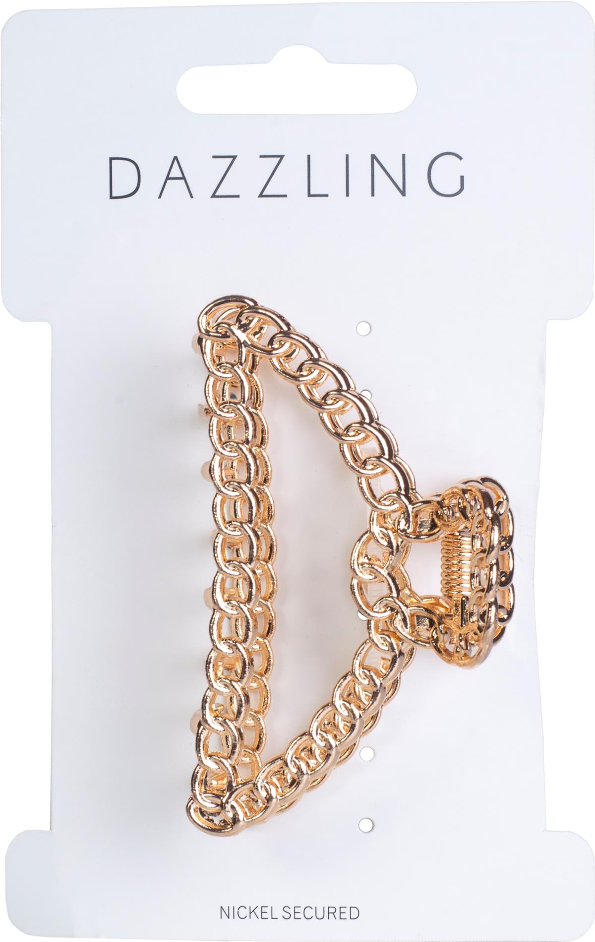 Dazzling Colored Hair Clip Gold | lyko.com