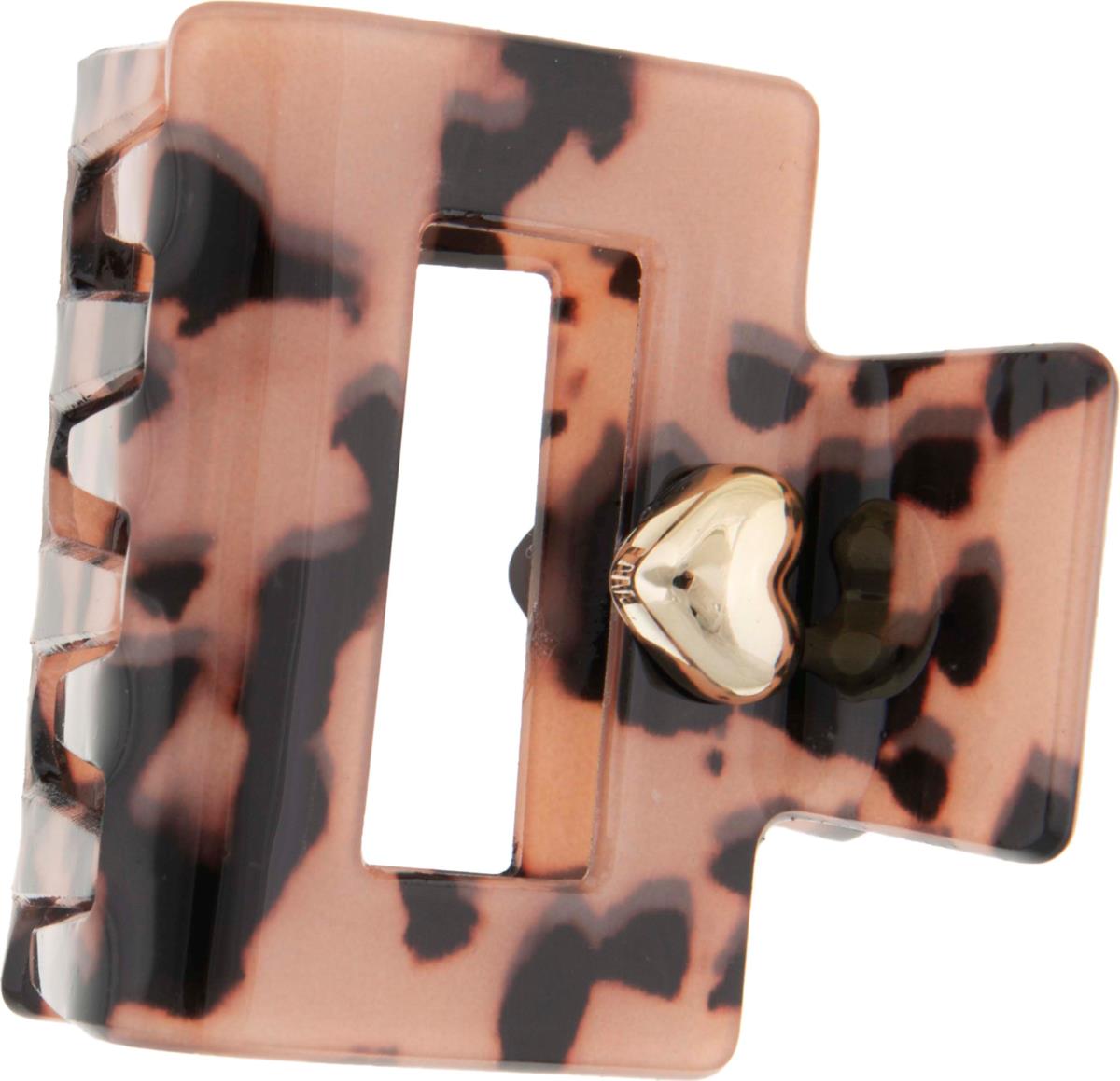 Dazzling Hair Clip Mini 5 cm Beige/Brown | lyko.com