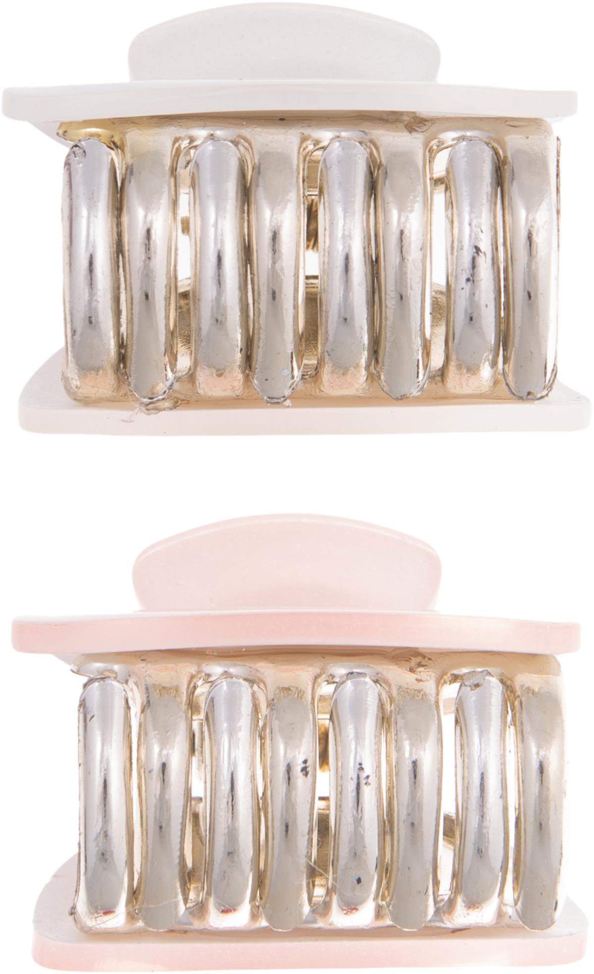 Dazzling Mini Clips Light Pink, Beige 2-Pack | lyko.com
