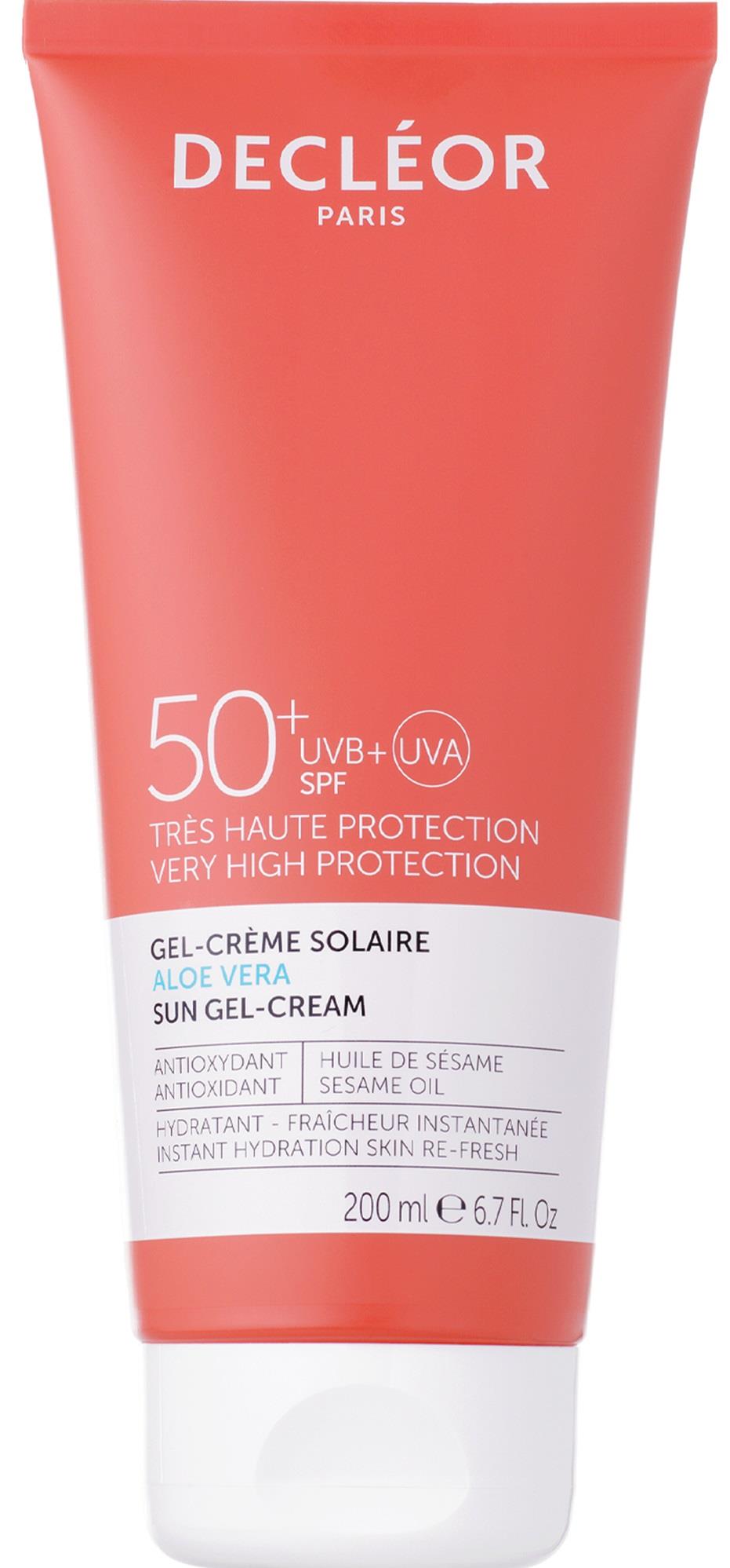Decléor Aloe Vera Sun Sun Gel-Cream SPF 50+ 200 ml | lyko.com