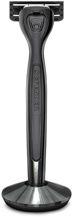 Defender Chrome Series Handle + 1 Polished Black | lyko.com