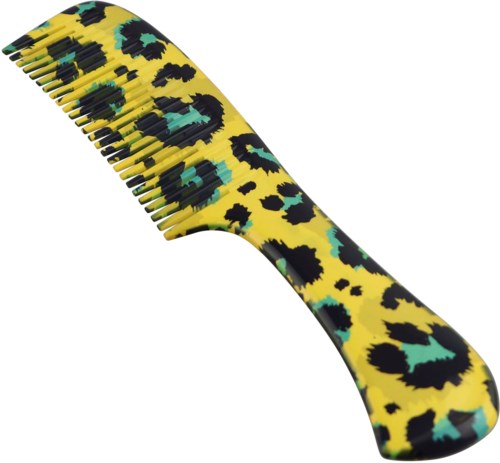 Denman Deluxe DPC6 Rake Comb Yellow Leopard | lyko.com
