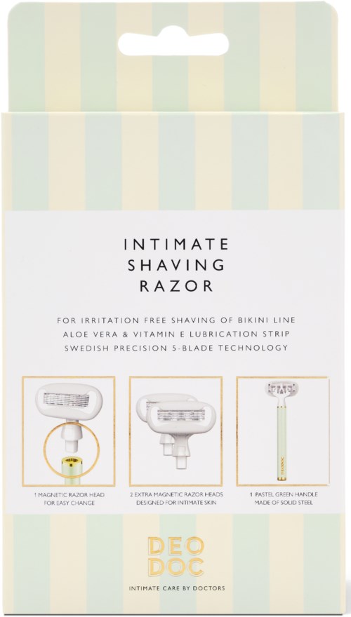 DeoDoc Intimate Shaving Razor Green | lyko.com