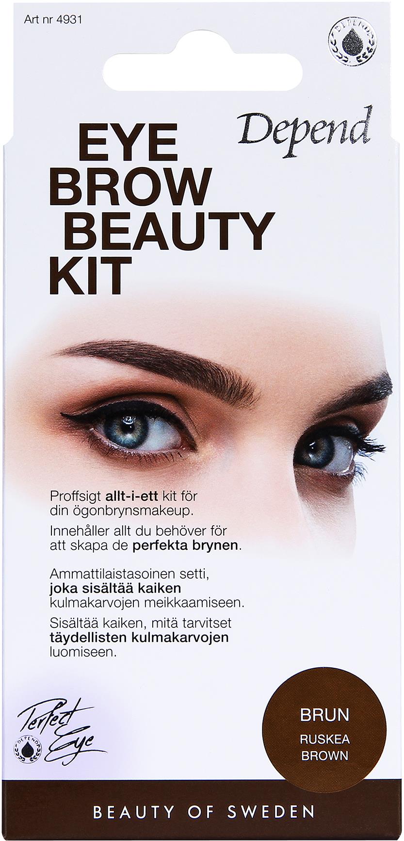 Depend Perfect Eye Eyebrow Beauty Kit Brown | lyko.com