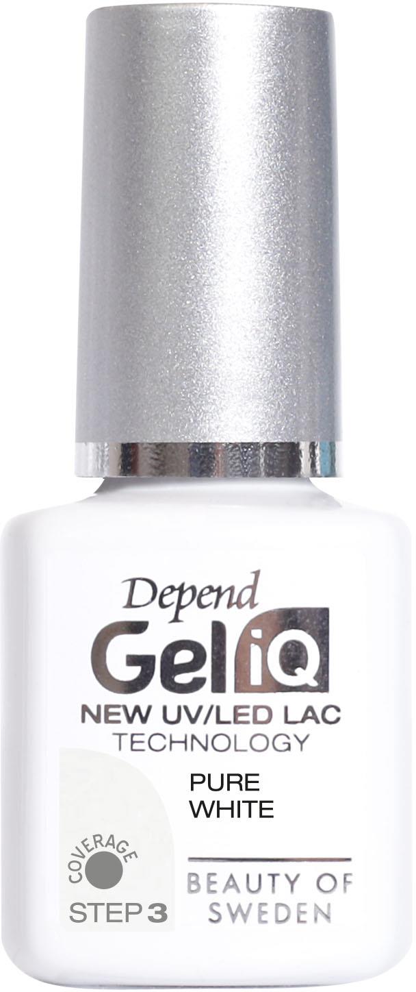 Depend Gel iQ Gel Nail Polish Pure White | lyko.com