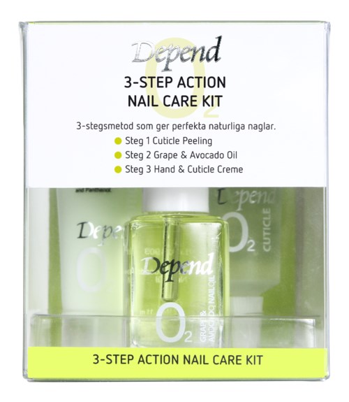 Depend O2 3-Step Action Nail Care Kit 10 ml | lyko.com
