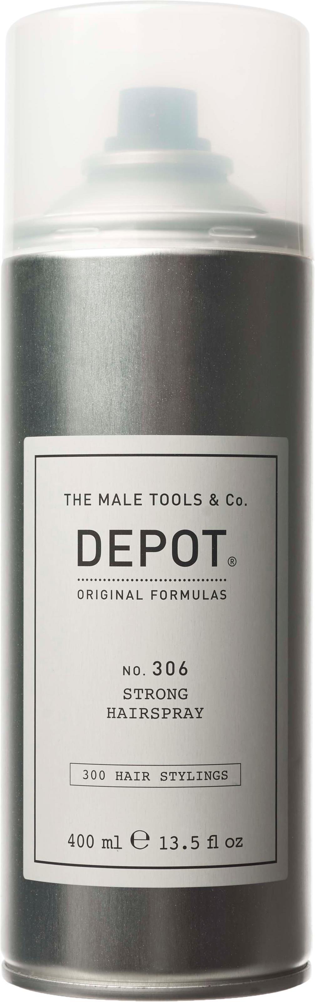 DEPOT MALE TOOLS No. 306 Strong Hairspray 400 ml | lyko.com