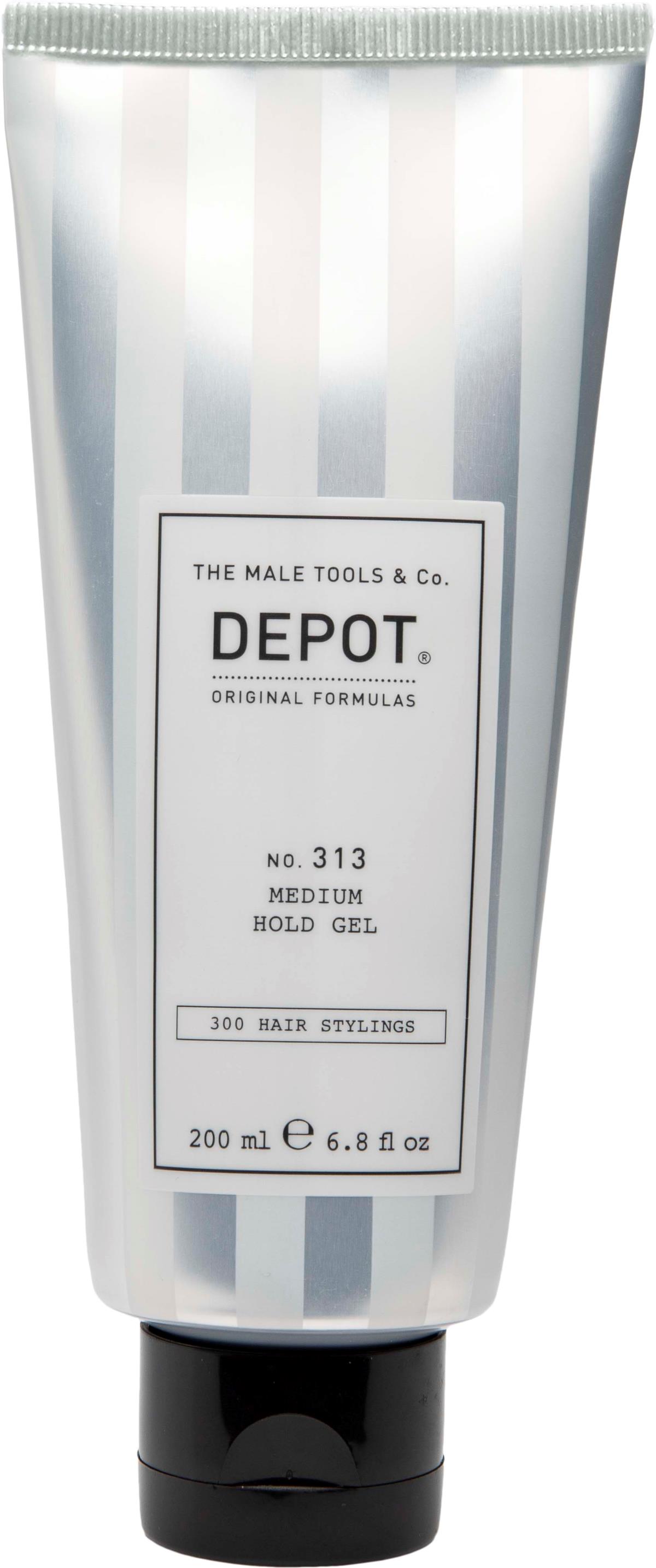 DEPOT MALE TOOLS No. 313 Medium Hold Gel 200 ml | lyko.com