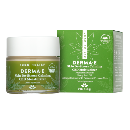 DERMA E Skin De-Stress Calming Cbd Moisturizer 56 ml | lyko.com