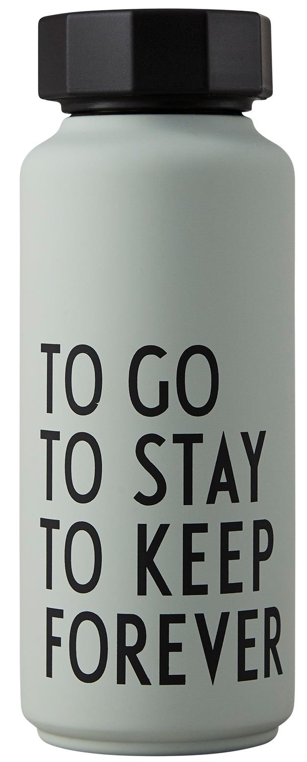 DESIGN LETTERS To Go Thermo/Insulated Bottle Special Edition Grey Green ...