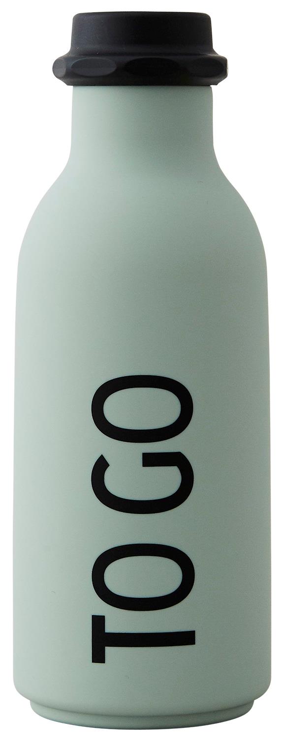 DESIGN LETTERS To Go Water Bottle Grey Green | lyko.com