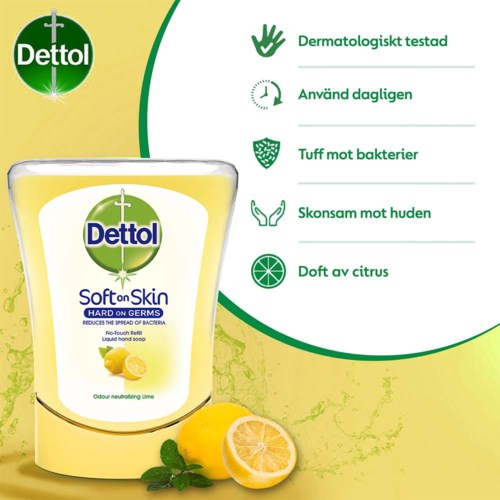 Dettol No-Touch Refill Odour Neutralizing Citrus Soap 250 ml | lyko.com
