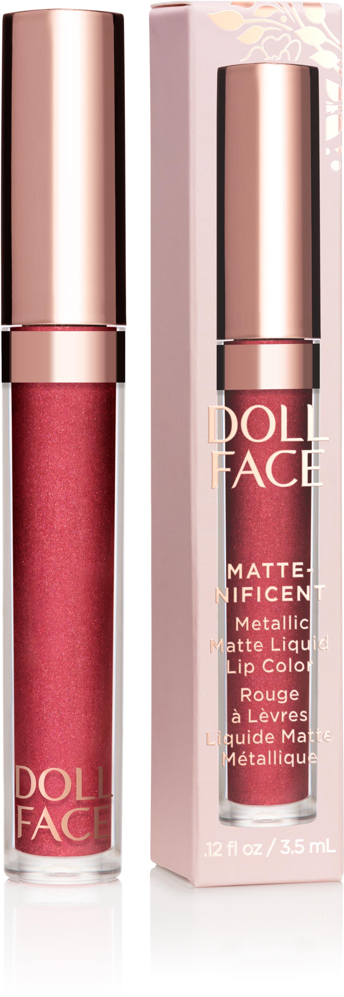 Doll Face Matte-Nificent Metallic Liquid Lipcolor Far Out | lyko.com