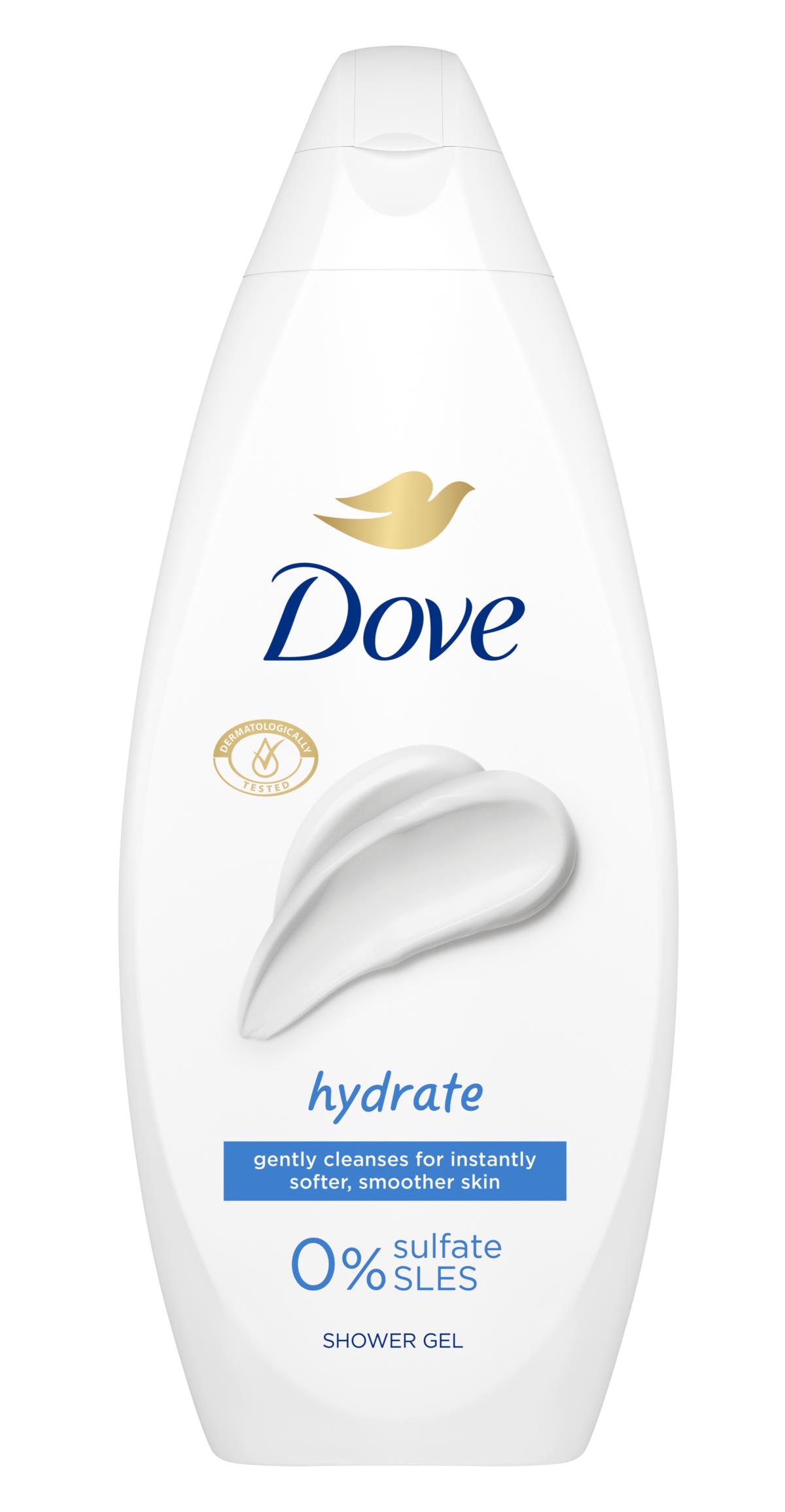 Dove Shower Gel Hydrate 250 ml | lyko.com
