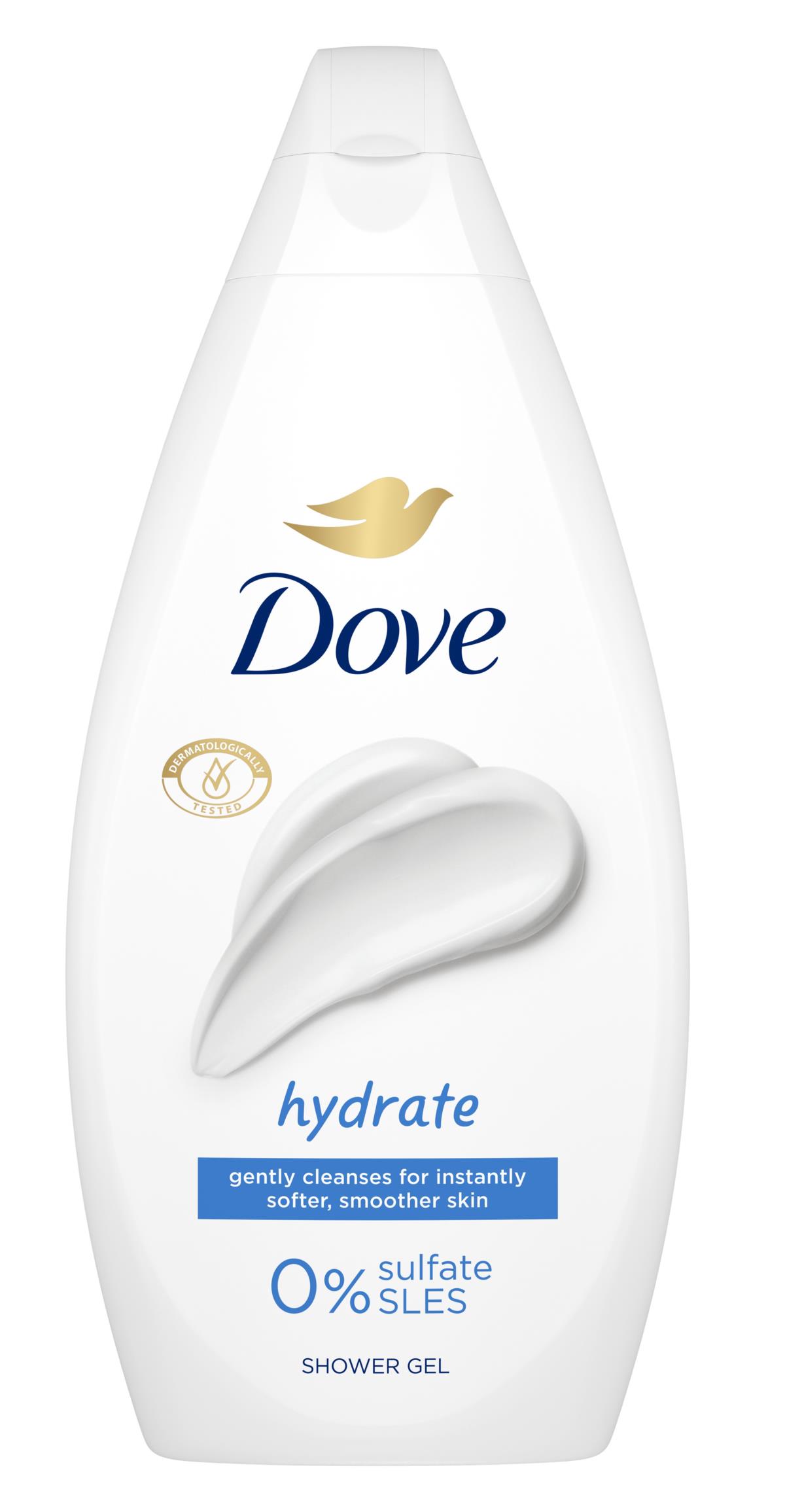 Dove Shower Gel Hydrate 450 ml | lyko.com