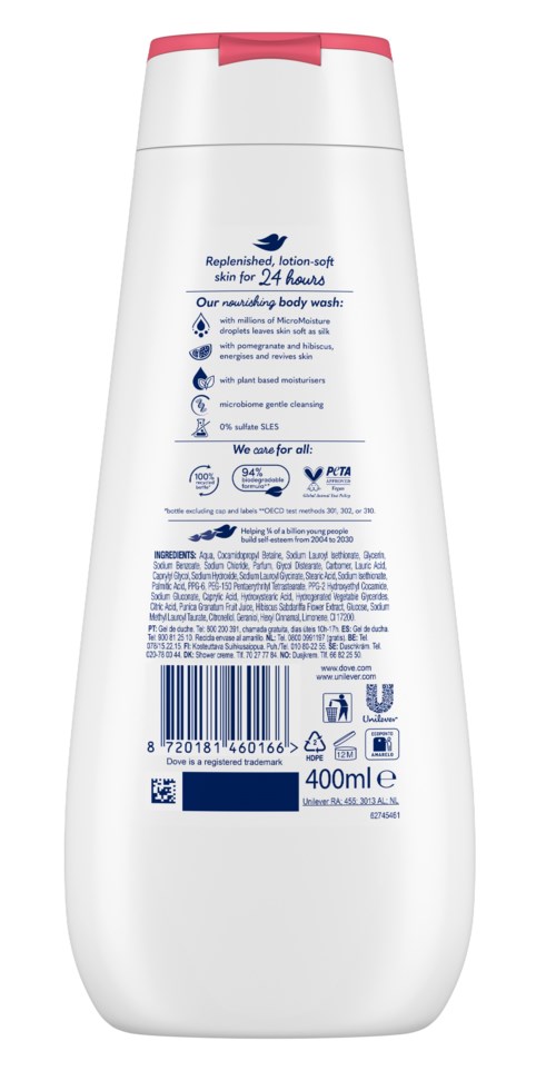 Dove Shower Gel Reviving 400 ml | lyko.com