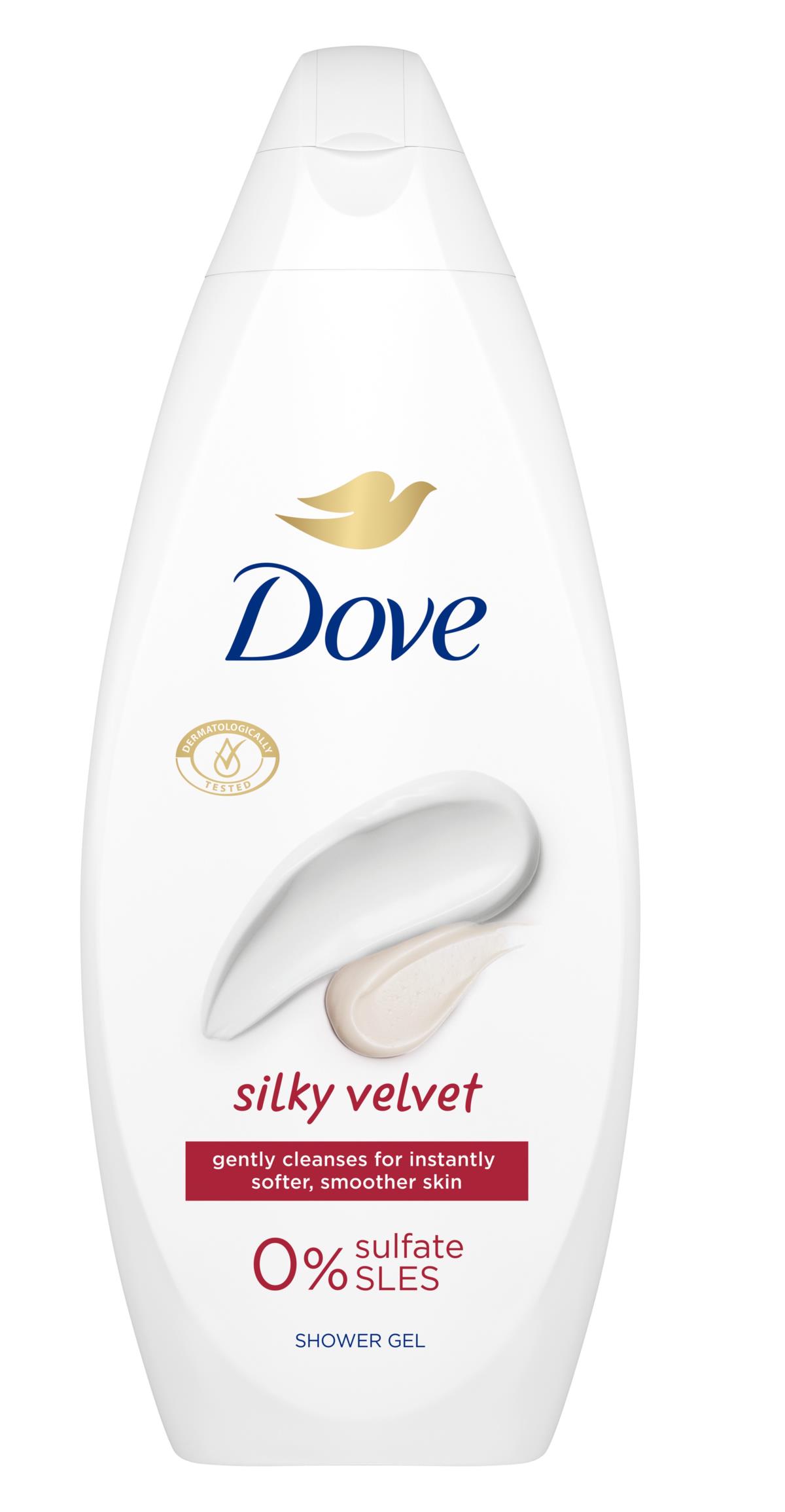 Dove Shower Gel Silky Velvet 250 ml | lyko.com