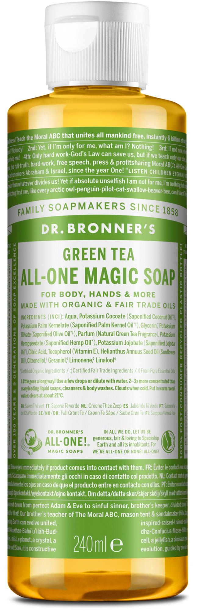 Dr. Bronner's All-One Magic Soap Green Tea 240 ml | lyko.com