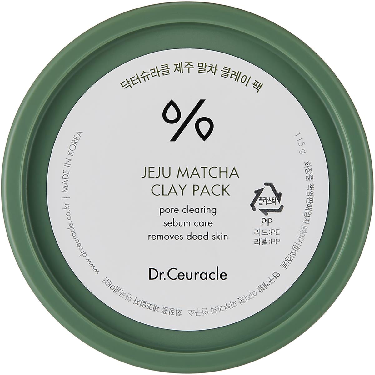 Dr. Ceuracle Jeju Matcha Clay Mask 115 g | lyko.com