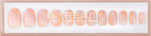 DUFFBEAUTY Reusable Press-On Manicures Golden Peach | lyko.com
