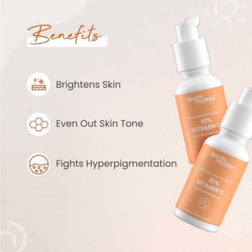 Earth Rhythm 10% Vitamin C Skin Brightening Face Serum 30 ml | lyko.com