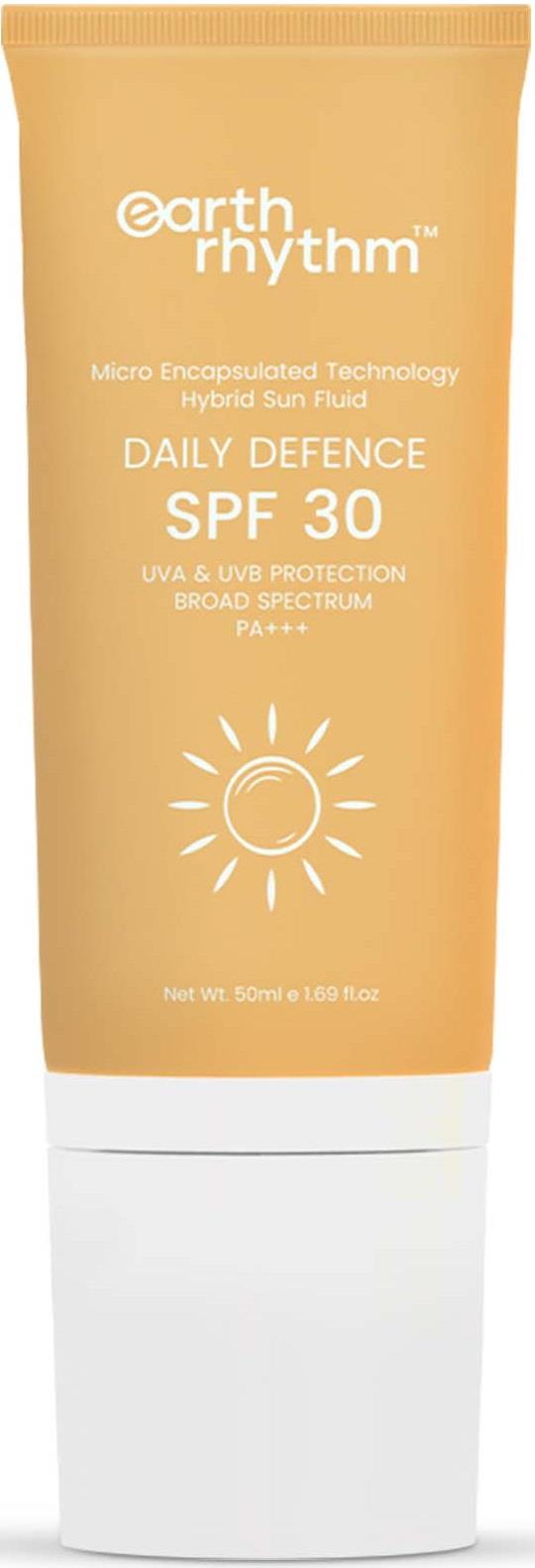 Earth Rhythm Daily Defence Hybrid Sunscreen Fluid SPF 30 50 ml | lyko.com
